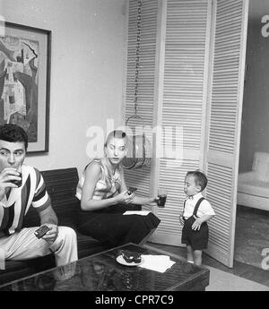 JAMES DARREN with son Christian Darren.Supplied by Photos inc.(Credit ...