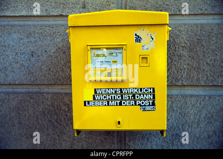 Austria, Vienna, Postbox Stock Photo - Alamy