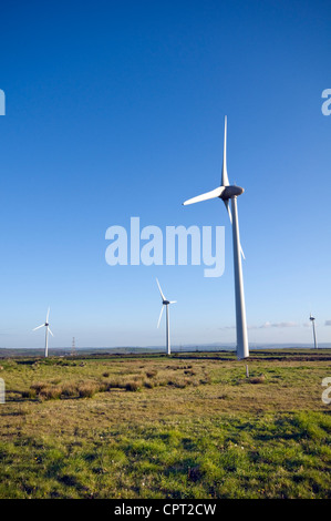 Wind turbines at Delabole Wind Farm Cornwall UK Stock Photo - Alamy