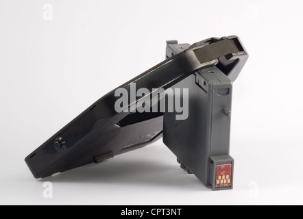 Ink ribbon from dot matrix printers and ink cartridges from ink jet ...