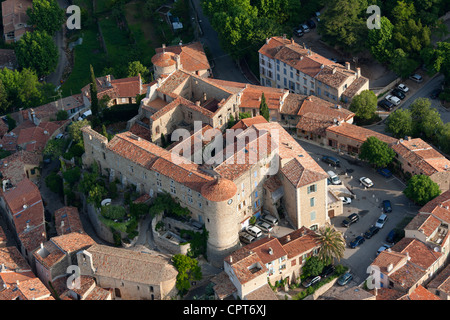 France, Var, old town of Callian and its castle Stock Photo: 159156481 ...