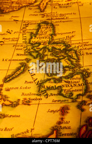 Map of Philippines Stock Photo - Alamy