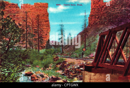 Castle Gate, Utah Stock Photo - Alamy