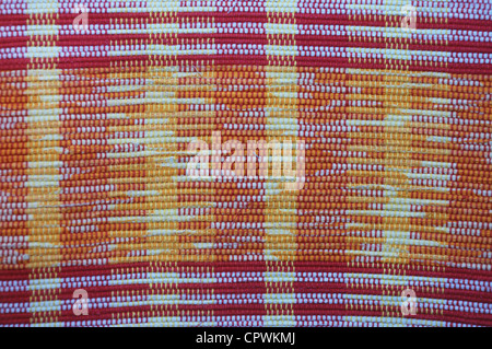original texture of a handmade woven runner Stock Photo - Alamy