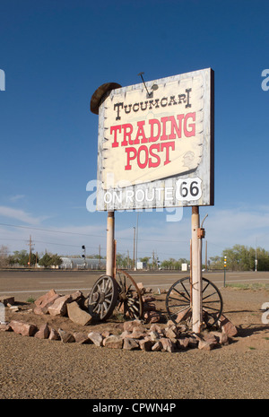 Tucumcari Trading Post, on Route 66, Tucumcari, New Mexico Stock Photo ...