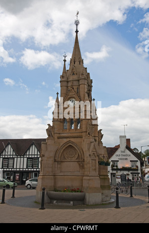 The Clock Tower in Stratford-upon-Avon, Warwickshire. April 1954 Stock ...