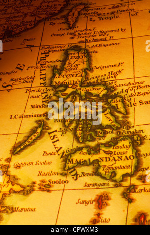 Old map of Philippines. Map is from 1799 and is out of copyright Stock ...