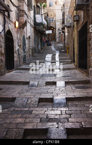 Street of the Old Jerusalem, Israel, asia Stock Photo - Alamy