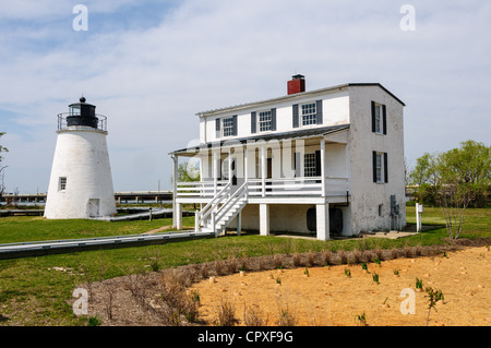 Piney Point Lighthouse, Piney Point, Maryland, USA Stock Photo ...