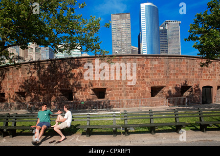 Castle Clinton National Monument in Battery Park, NYC, USA Stock Photo ...