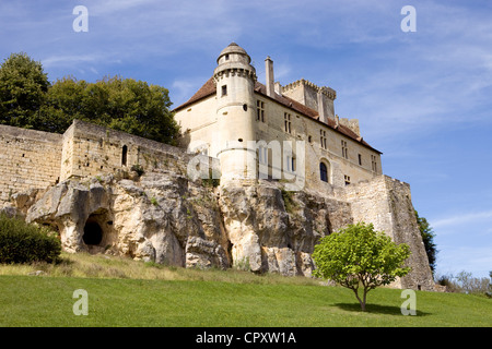 France, Dordogne, Perigord Vert, Excideuil, castle Stock Photo - Alamy