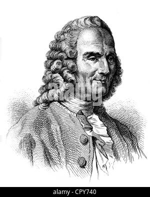 Portrait of the composer Jean-Philippe Rameau (1683-1764 Stock Photo ...