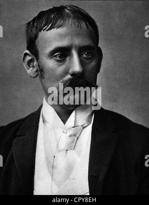 Portrait of Carl Peters (1856-1918) a German colonial ruler, politician ...