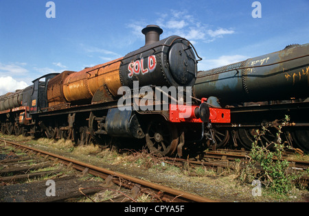 Barry Steam Train Graveyard, South Wales,1980s Stock Photo - Alamy