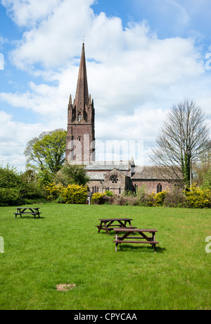 The church of St. Peter and St. Paul, Weobley, Herefordshire Stock ...