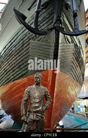 Norway, Oslo, Bygdoy Peninsula, Frammuseet (Fram Polar Ship Museum) of ...
