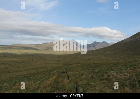 mountains Isle of Rum Scotland May 2012 Stock Photo - Alamy