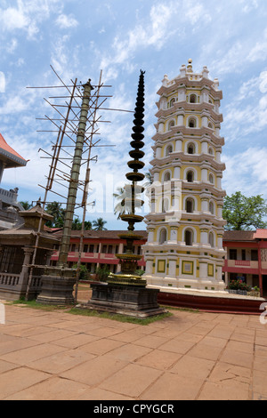 The Shri Mahalsa temple at Mardol Goa Stock Photo - Alamy