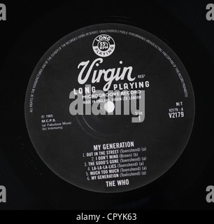 Vinyl record, "My Generation" by The Who Stock Photo - Alamy