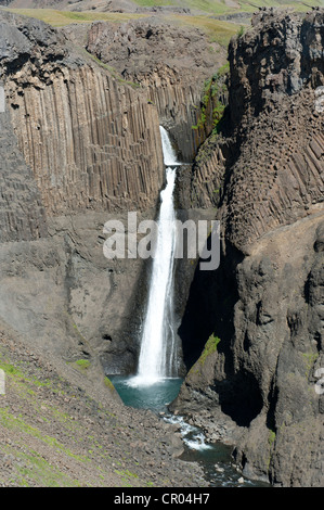 Litlanesfoss Waterfall Near Egilsstadir, Iceland Stock Photo - Alamy