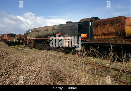 Barry Steam Train Graveyard, South Wales,1980s Stock Photo - Alamy