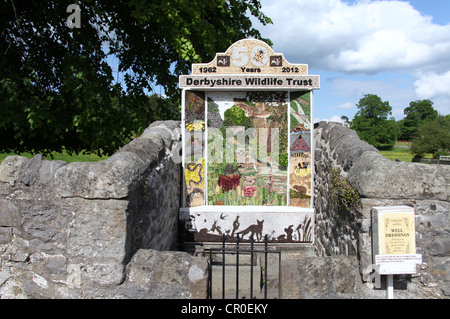 Derbyshire Well Dressing 2012 at Ashford-in-the-Water near Bakewell ...