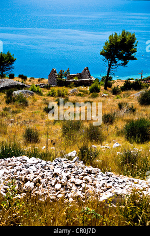 Adriatic coast near Split in Croatia Stock Photo - Alamy