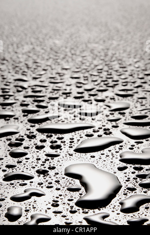 Water drop on Glass plate Backgrounds Stock Photo - Alamy