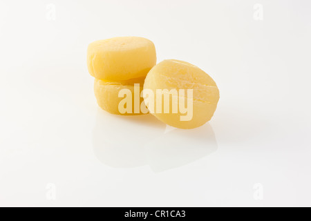 Traditional food of Frankfurt, German hand cheese or Harz cheese with ...