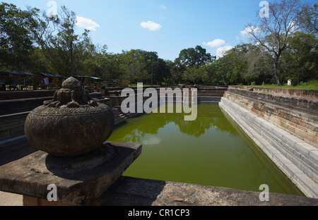 Kuttam Pokuna (Twin Ponds), Northern Ruins, Anuradhapura, UNESCO Stock ...