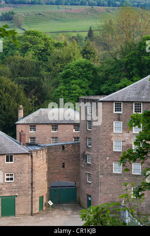 Richard Arkwright's Mill at Cromford, Derbyshire, England Stock Photo ...