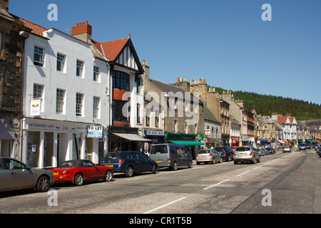Peebles High Street Stock Photo - Alamy