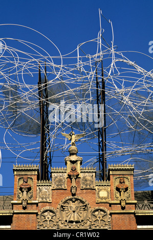 Spain Catalonia Barcelona Tapies Foundation 76 Calle d'Arago Stock ...