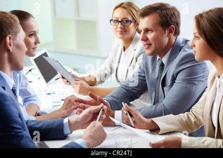 Business team working together to achieve better results.photo with ...
