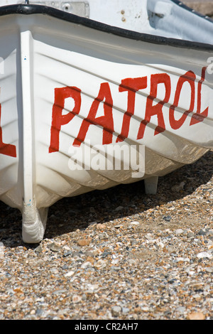 Patrol boat Weymouth beach Dorset England UK Stock Photo - Alamy