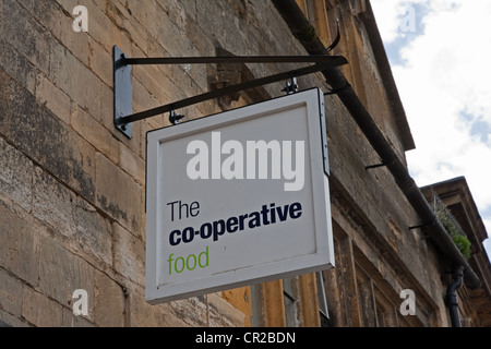 Sign outside Co-op or Co-operative shop, UK Stock Photo - Alamy