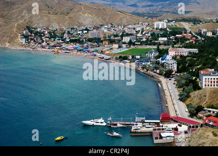 Coastline view, Ordzhonikidze (settlement of Feodosiya), Crimea ...