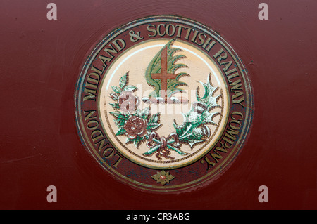 London Midland & Scottish Railway Company logo on train in The National ...