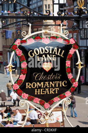 The Medieval Godstall Lane in Chester city centre UK Stock Photo - Alamy