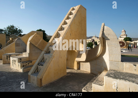 India, Rajasthan State, Jaipur, Yantra Mandir or Jantar Mantar ...