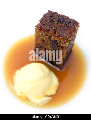 Sticky Toffee Pudding Stock Photo - Alamy