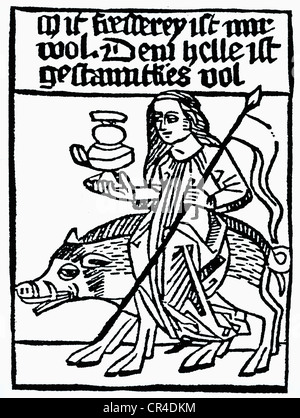 A depiction of Gluttony Stock Photo - Alamy