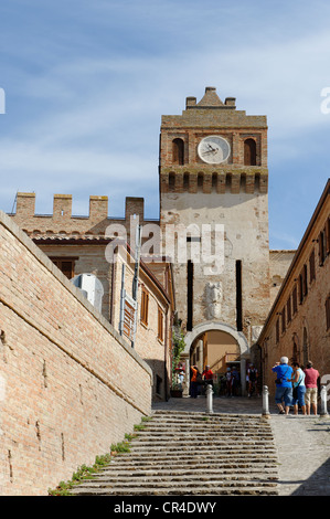 Castle of Gradara, Gradara, Pesaro e Urbino, Marche, Italy Stock Photo ...