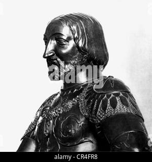 PORTRAIT FRANCOIS I (1494-1547) KING FRANCE BASED ON PAINTING TITIEN ...