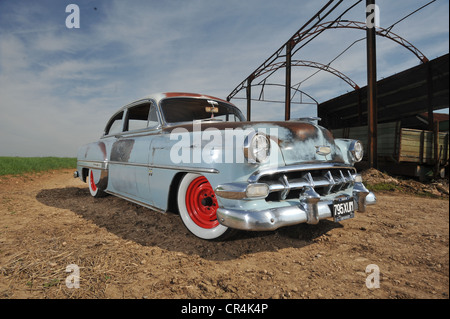 Rat look 1954 Chevrolet Bel air classic sun bleached American car ...