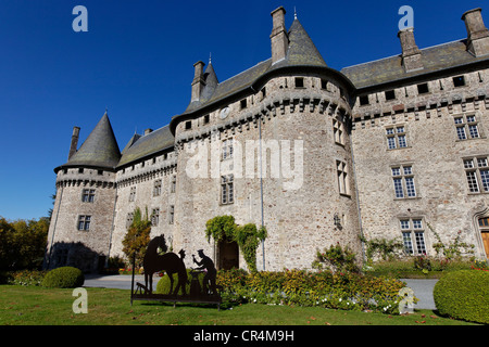 Chateau of Arnac Pompadour, Correze, France, Europe Stock Photo - Alamy