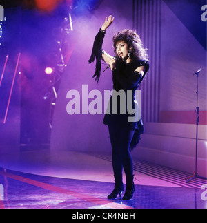 Singer Jennifer Rush on stage during the tv-show ''Welcome to Carmen ...