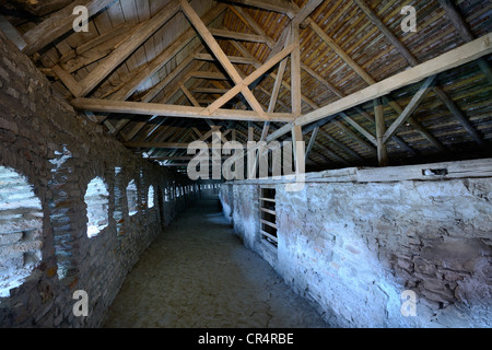 Parapet walk in the defensive wall, Fortified Church of Prejmer, UNESCO ...