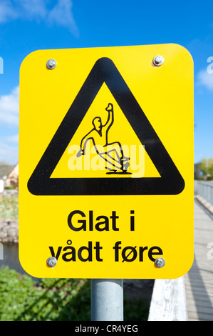 Danger of slipping Stock Photo - Alamy