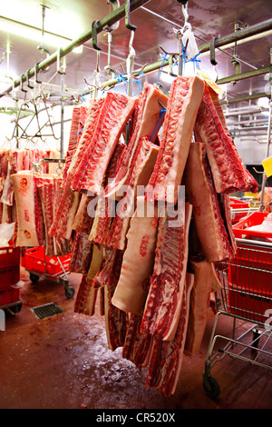 sausages in a cold room Stock Photo - Alamy